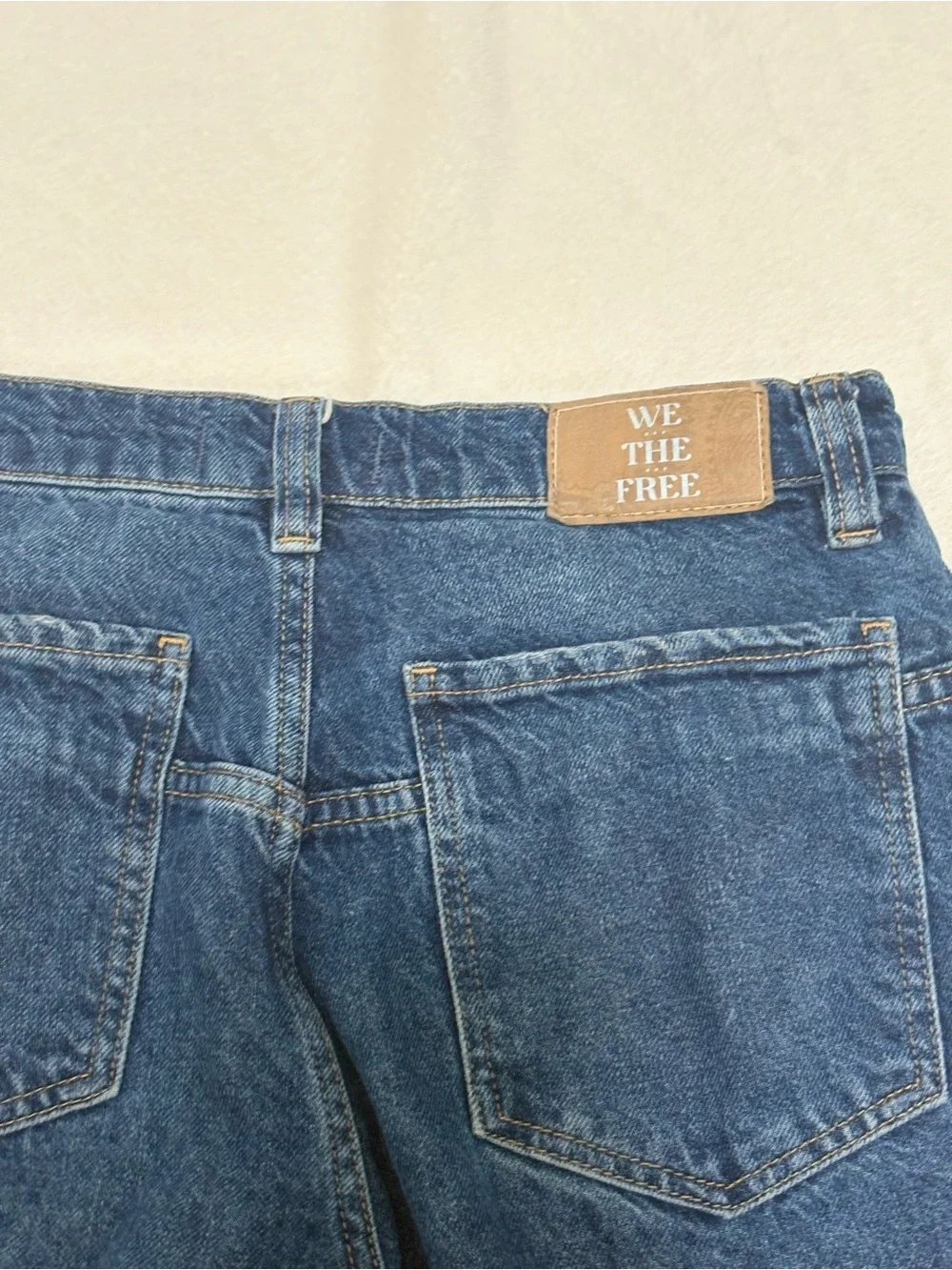 We The Free | Jeans | We The Free Womens Straight Jeans Baggy Mid Rise ...